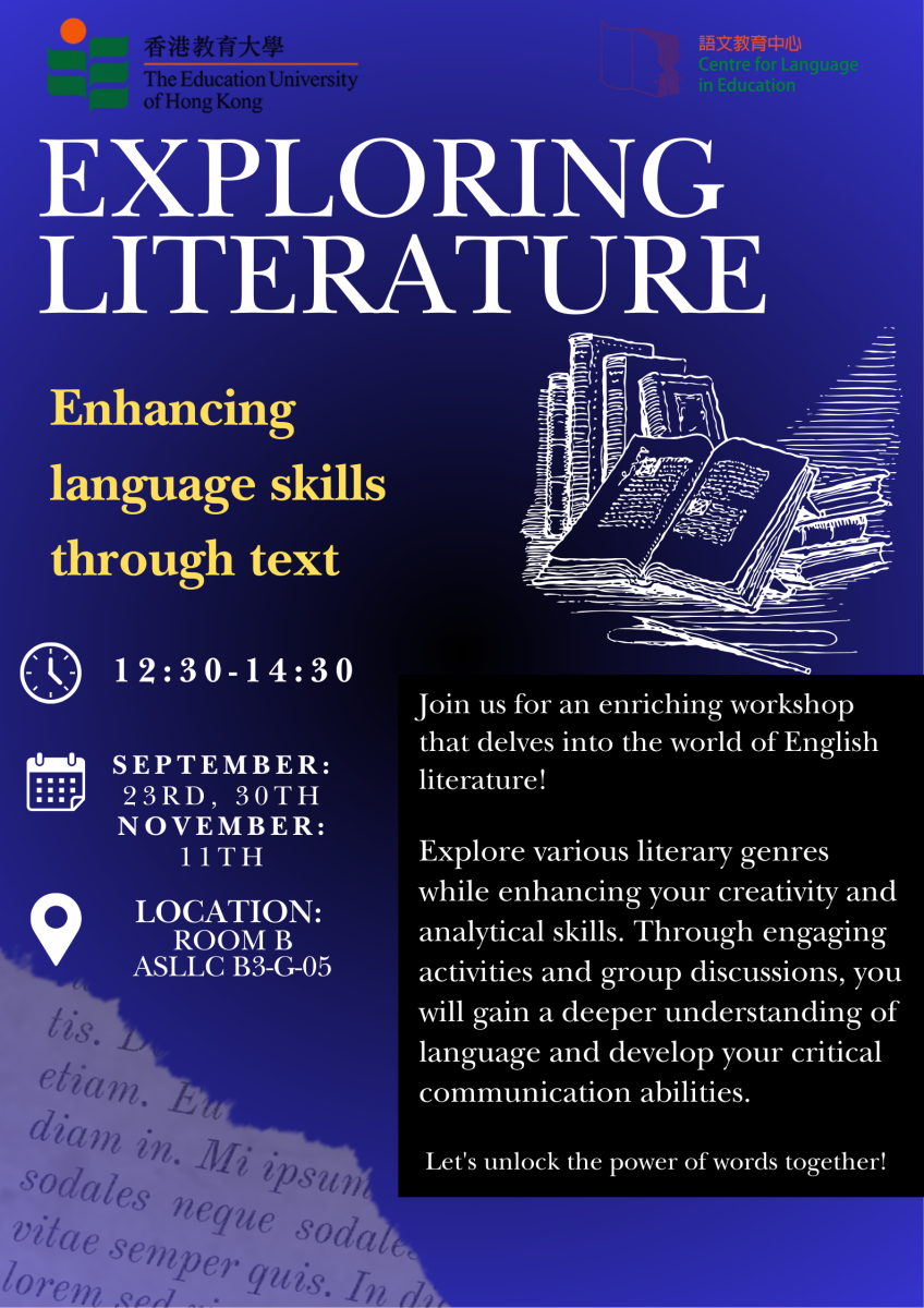 Exploring Literature: Enhancing language skills through text | Centre for Language in Education ...
